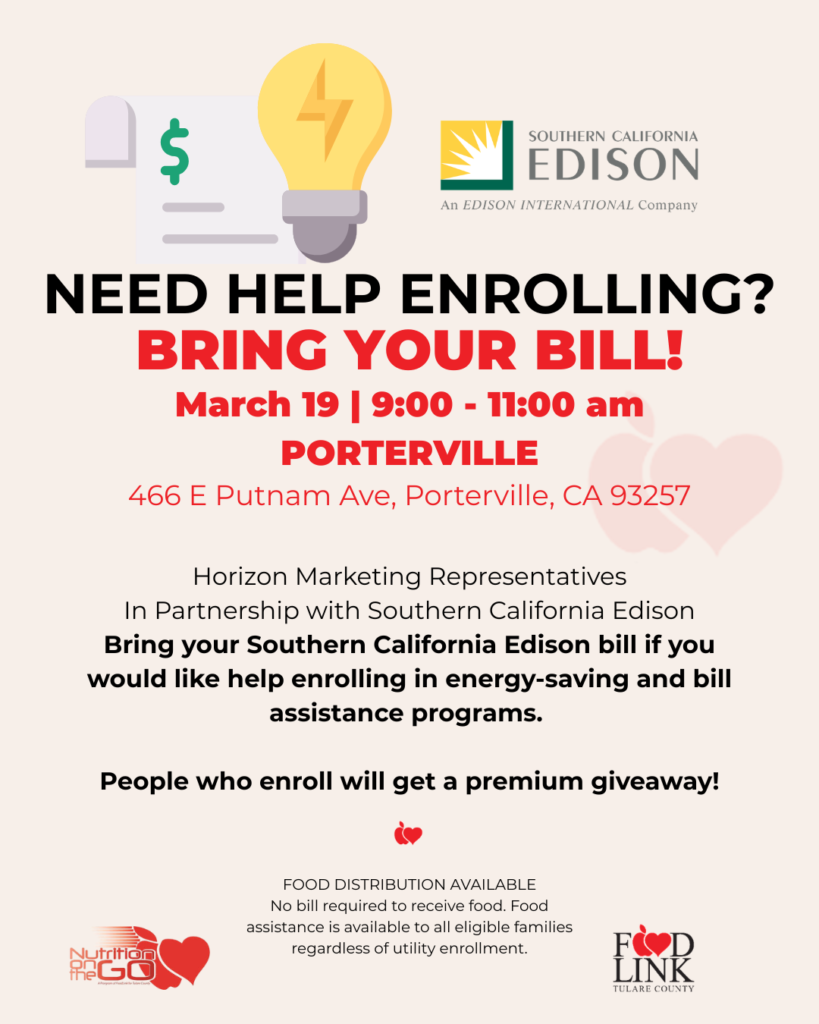 FoodLink for Tulare County – Helping Those in Need in Tulare County